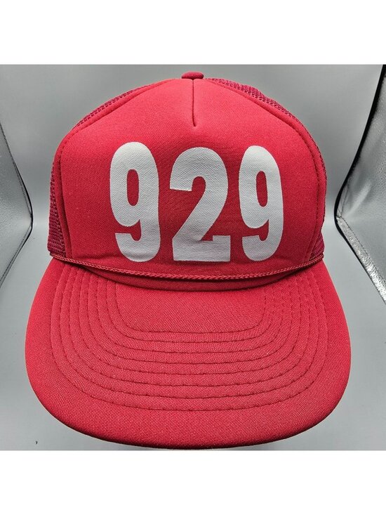 OTTO Cap | Accessories | Vintage 99s Distressed 929 Area Code Red Otto ...